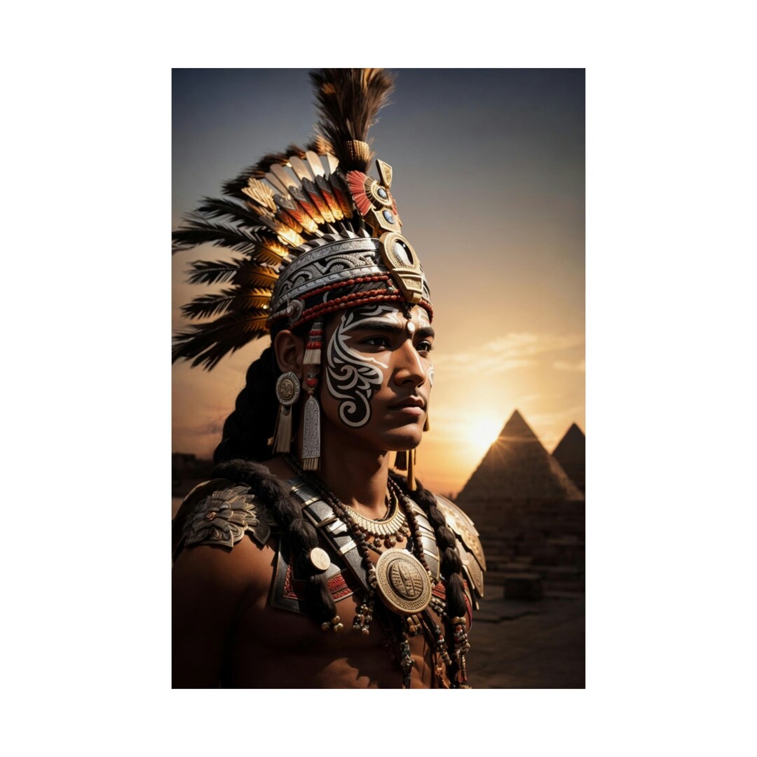 Aztec Warrior2, Aztec Eagle Warrior Art, Aztec Warrior Art, Aztec ...