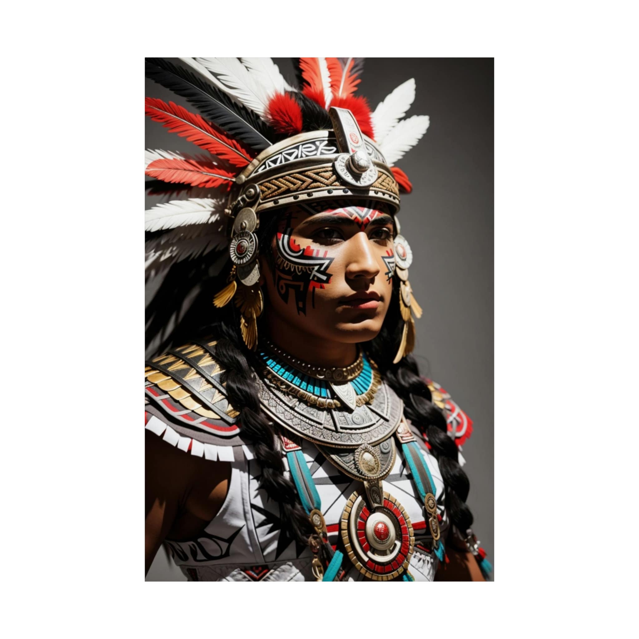 Aztec Warrior4, Aztec Eagle Warrior Art, Aztec Warrior Art, Aztec ...