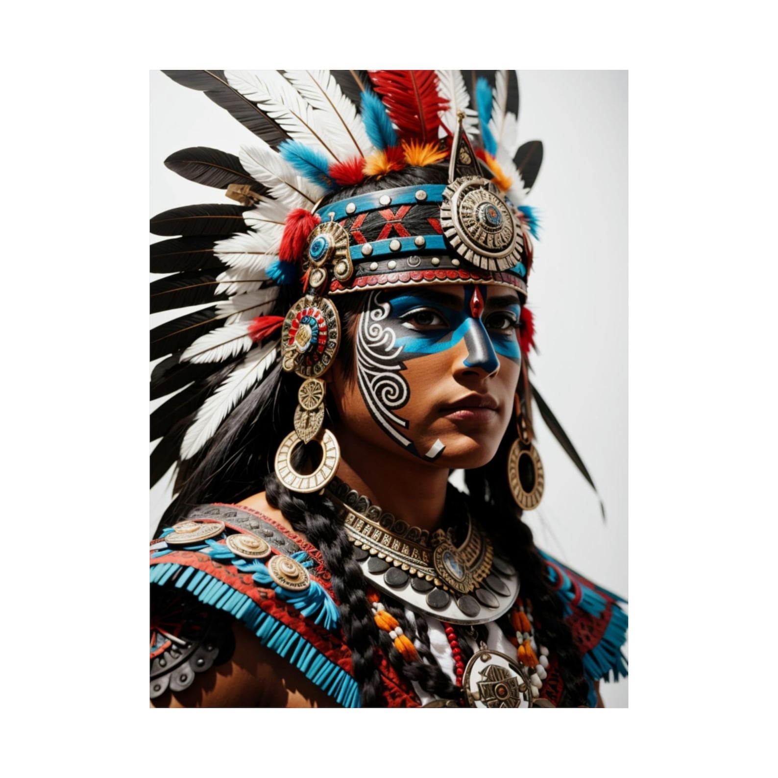 Aztec Warrior3, Aztec Eagle Warrior Art, Aztec Warrior Art, Aztec ...