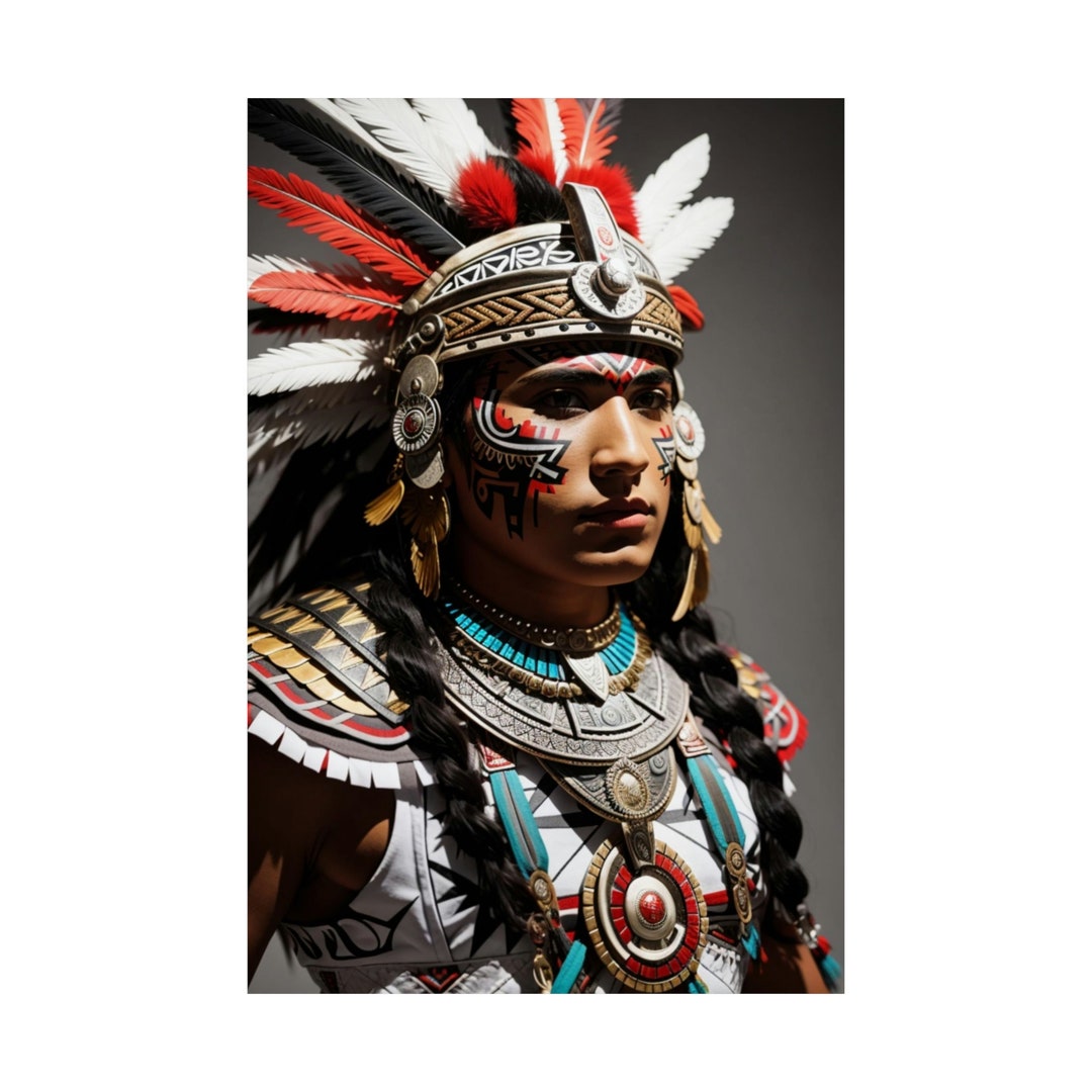 Aztec Warrior4, Aztec Eagle Warrior Art, Aztec Warrior Art, Aztec ...