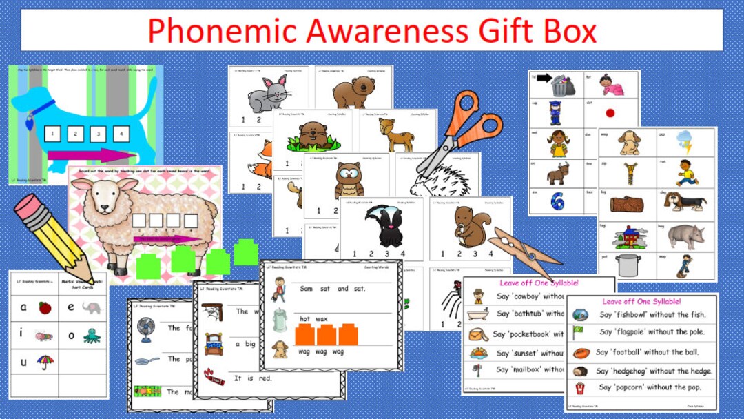 Phonemic Awareness Gift Box - Etsy