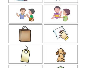 Montessori Rhyming Cards: Picture & Word Matching Game - Etsy