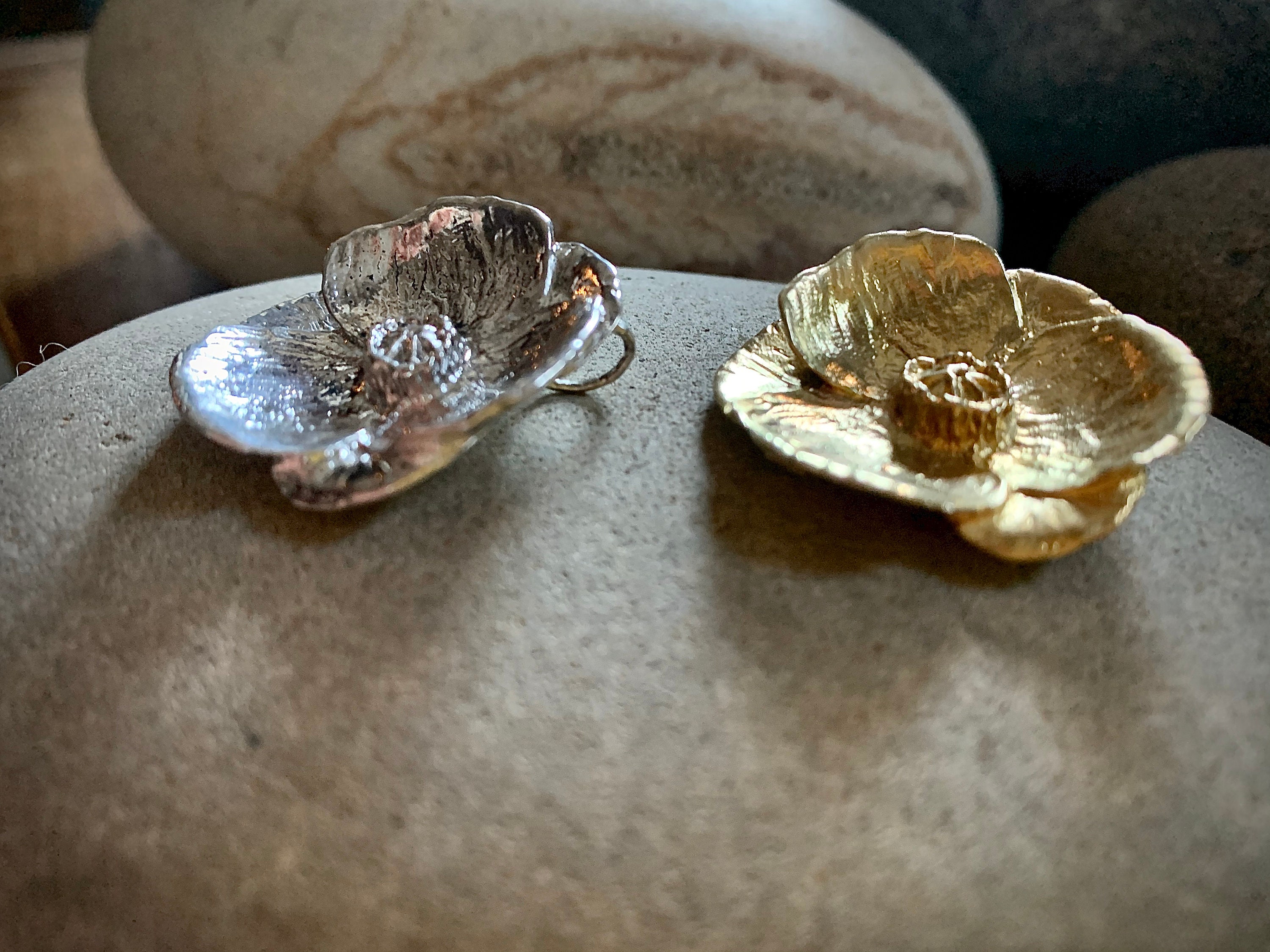 Poppy Flower Pendant - Etsy
