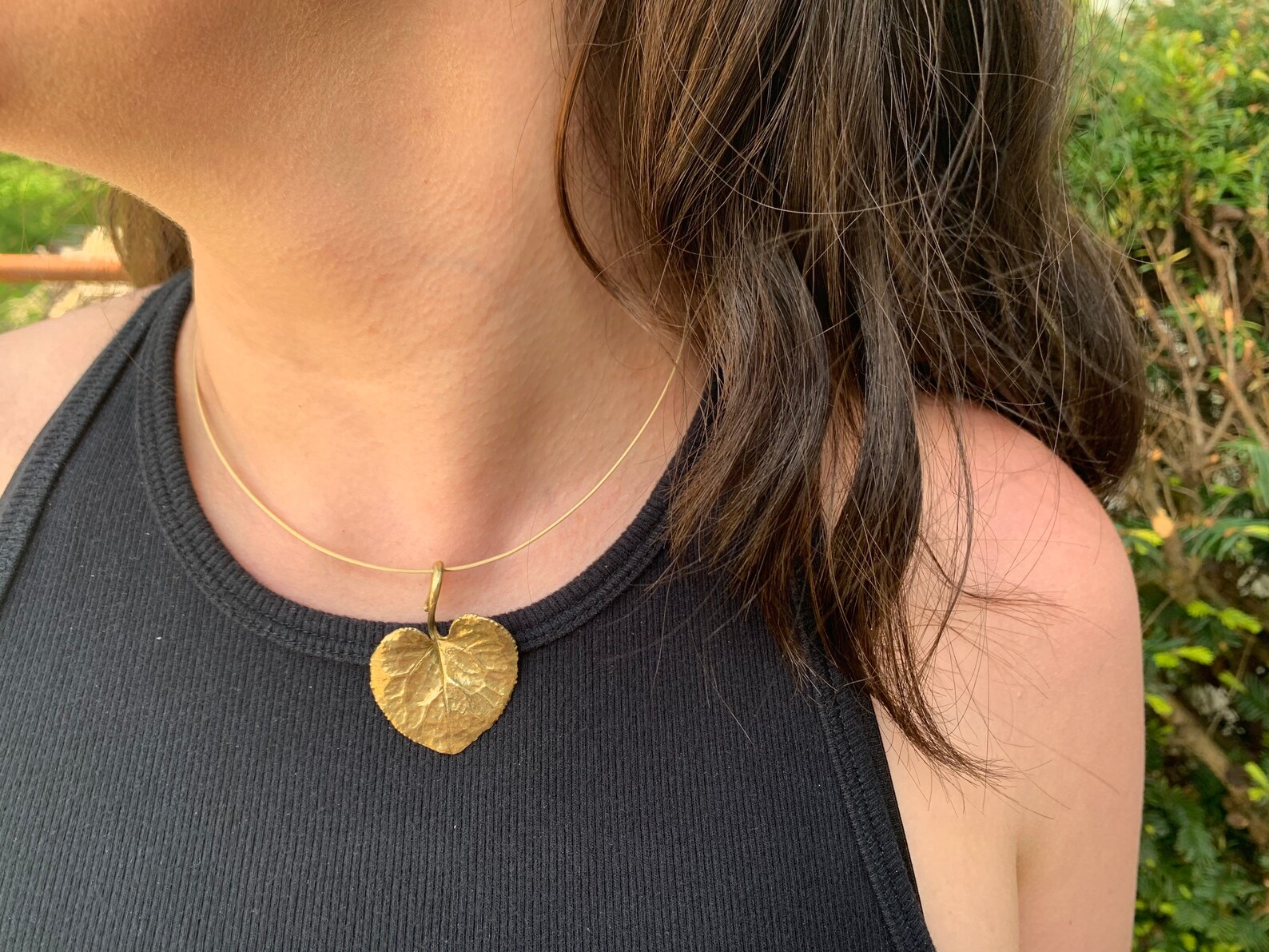 Leaf Pendant - Etsy
