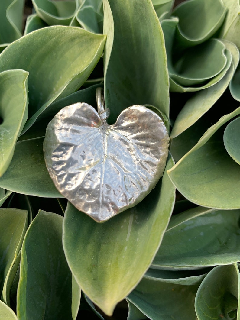 Leaf Pendant - Etsy