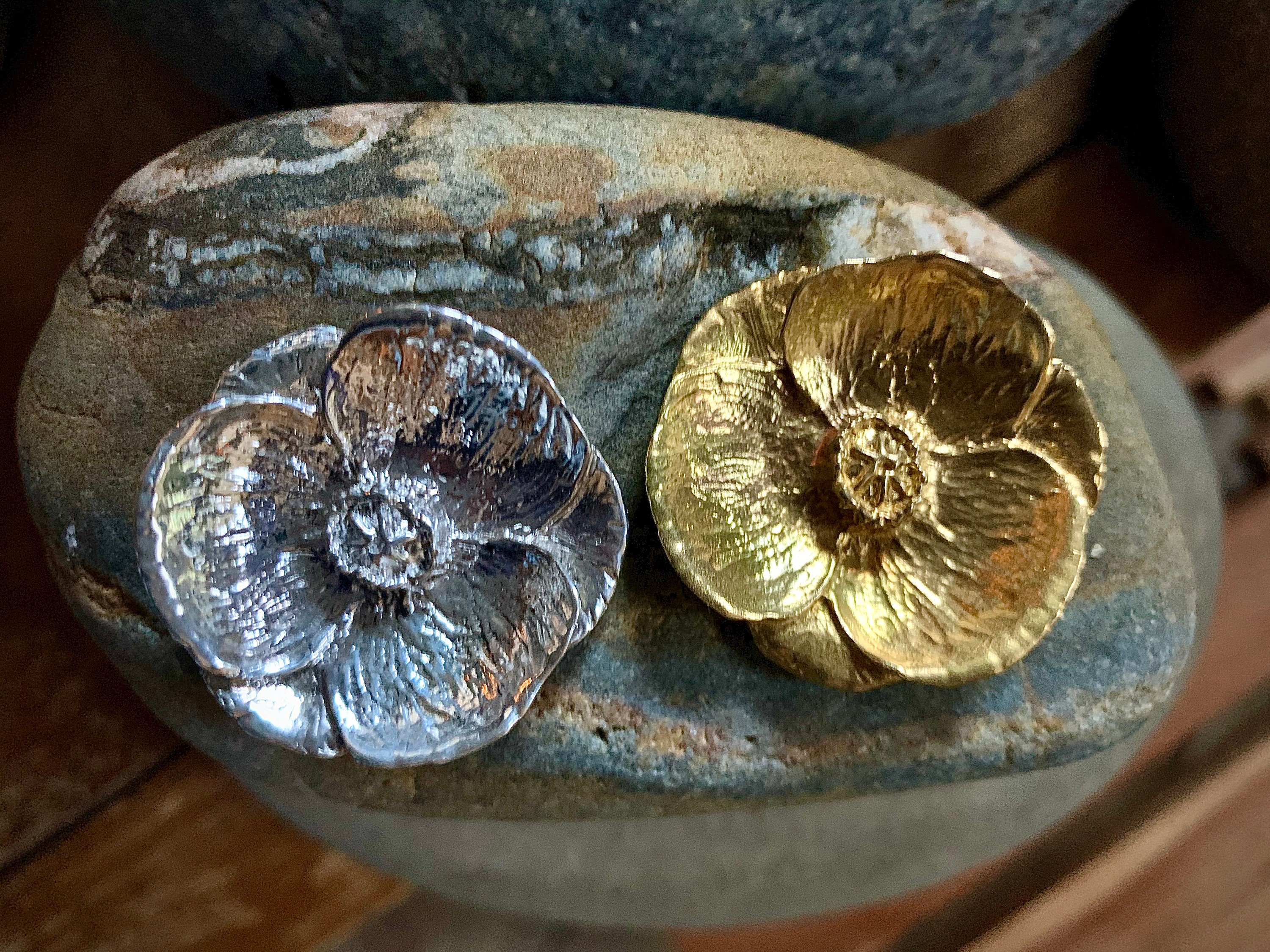 Poppy Flower Pendant - Etsy