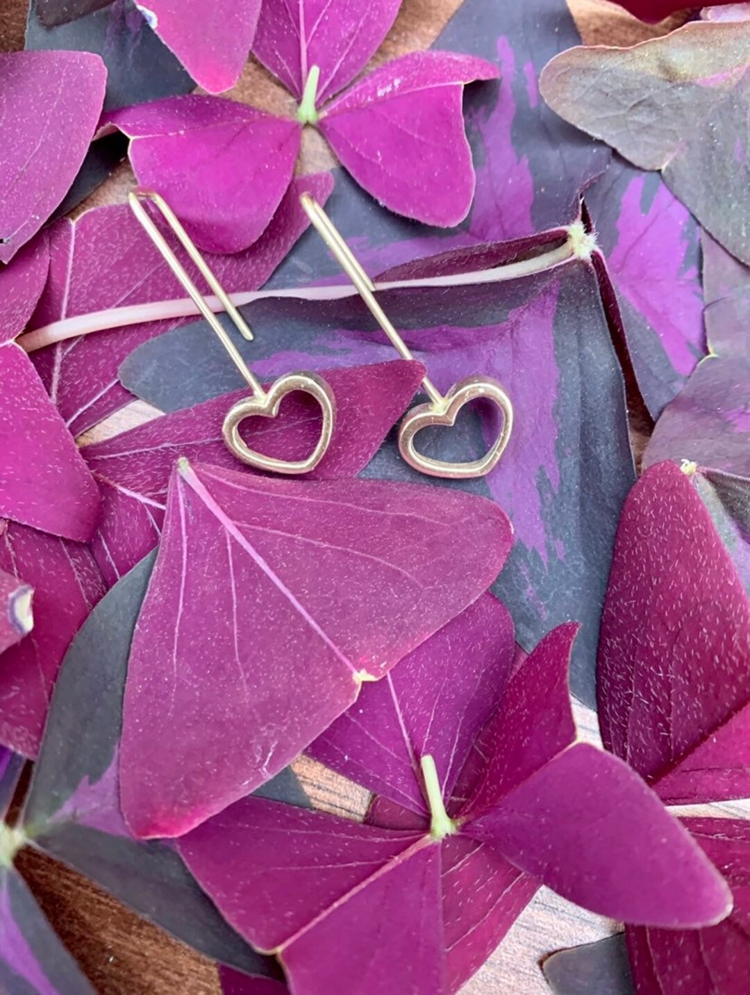 Heart Earrings - Etsy
