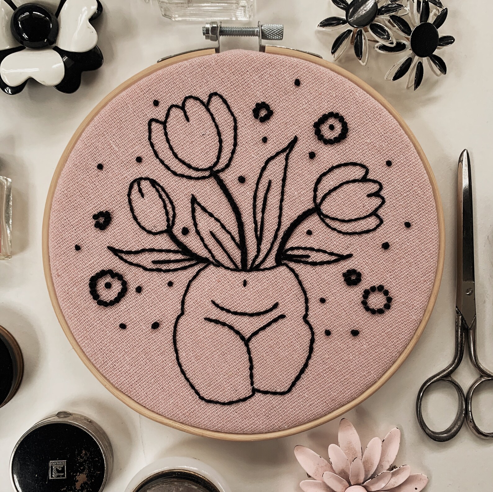 Embroidery Pattern Beginner. Easy Embroidery Pattern. Pdf Pattern Hand ...