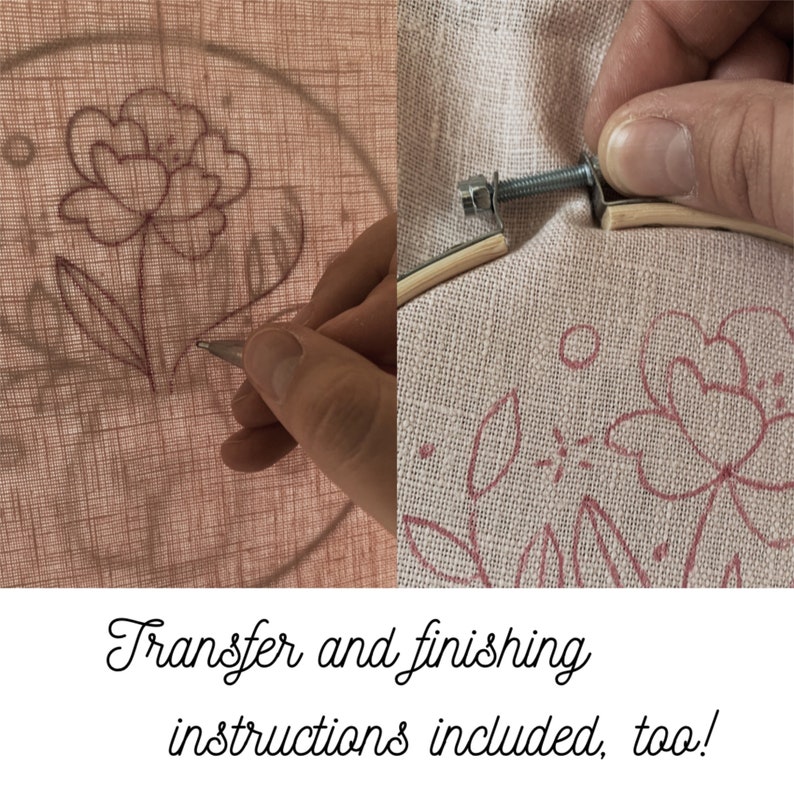 Embroidery Pattern Beginner. Easy Embroidery Pattern. Pdf Pattern Hand ...