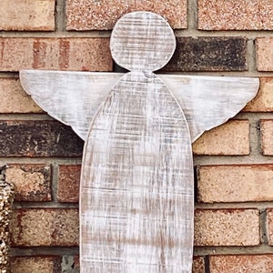 Rustic Wood Distressed Handmade Christmas Angel - Etsy