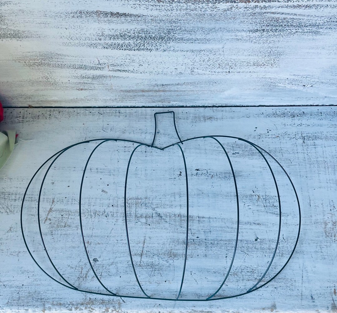 Wire Pumpkin Shaped Wreath Form - Etsy