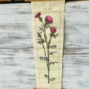 Thistle Wall Decor Scroll - Etsy