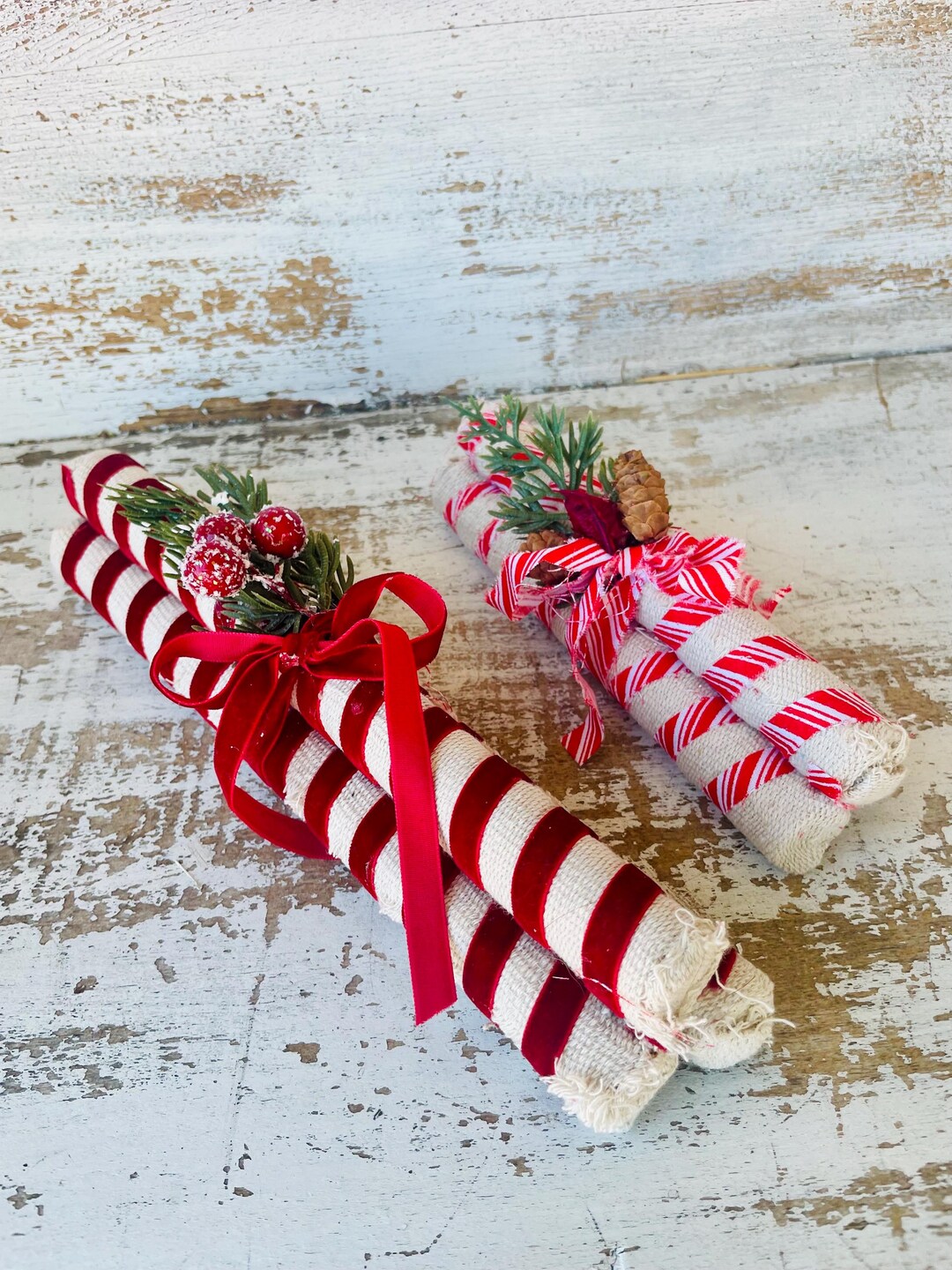 Faux Peppermint Candy Sticks Bundles - Etsy