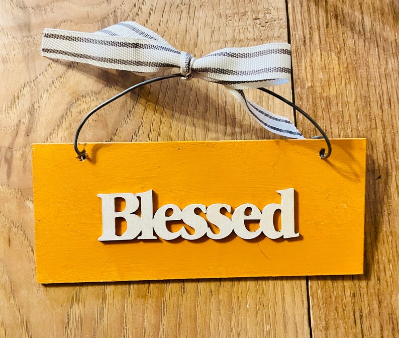 Small Wood Plank Welcome Fall, Blessed, Guve Thanks, Farm Fresh or ...