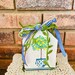 House Shaped Wood Block With Lemon Tree Napkin Decoupage Handmade Decor ...
