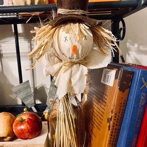 Primitive Scarecrow Pick for Arrangements or Wreaths Rustic Autumn Home ...
