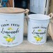 Distressed Embossed Farm Fresh Lemonade Canisters, Set of 2 - Etsy