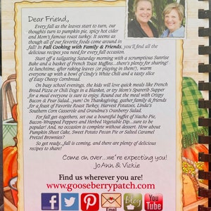 Gooseberry Patch Fall Cooking With Family & Friends - Etsy