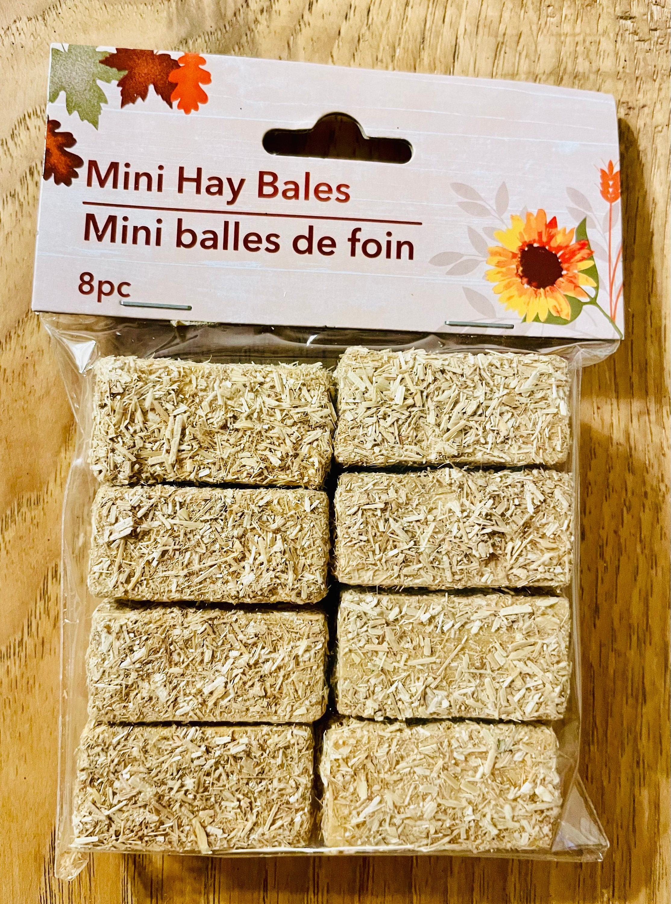 8 Pc Mini Hay Bales Etsy