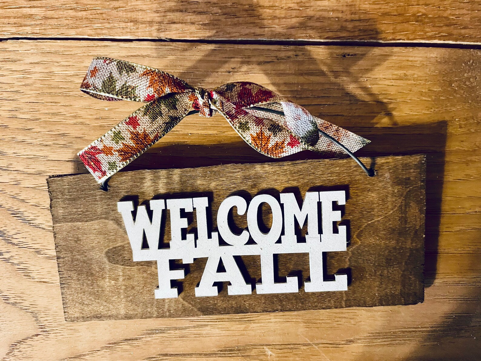 Small Wood Plank Welcome Fall, Blessed, Guve Thanks, Farm Fresh or ...