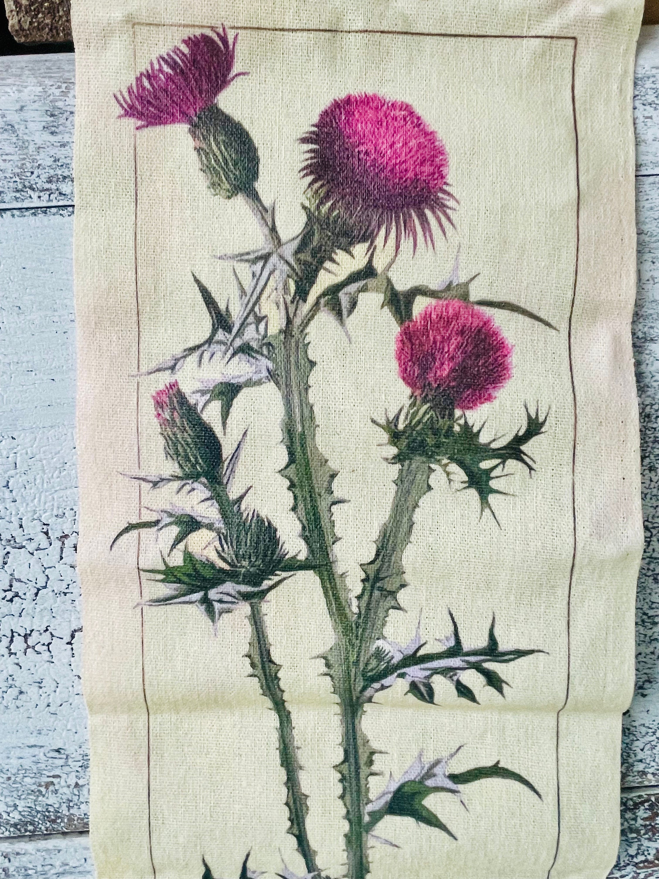 Thistle Wall Decor Scroll - Etsy