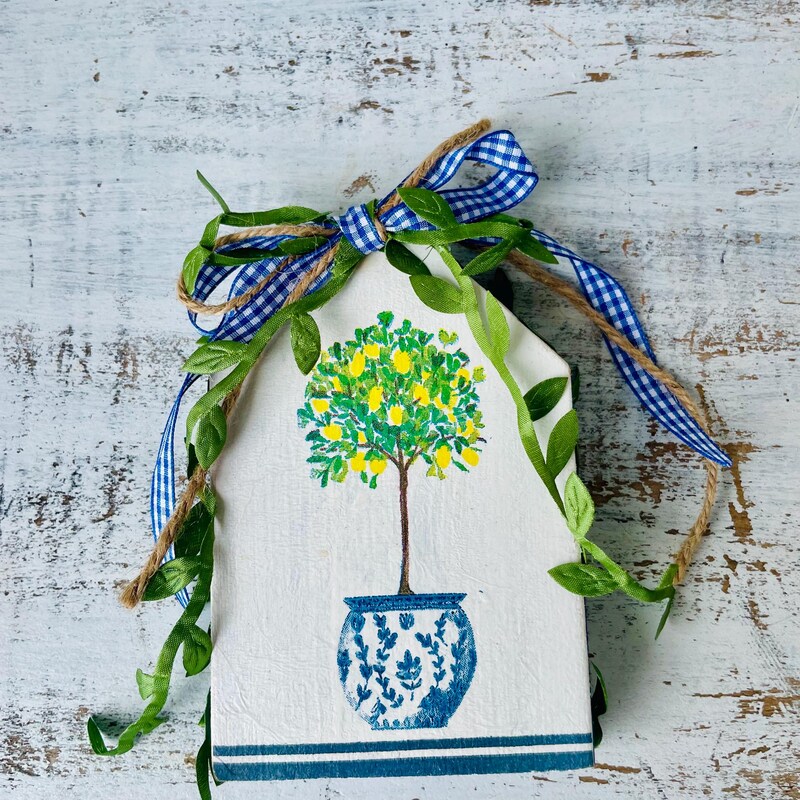Lemon Wood Cutout - Etsy
