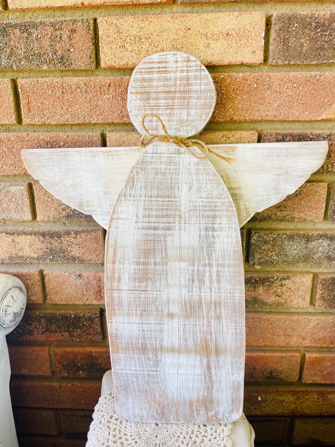 Rustic Wood Distressed Handmade Christmas Angel - Etsy
