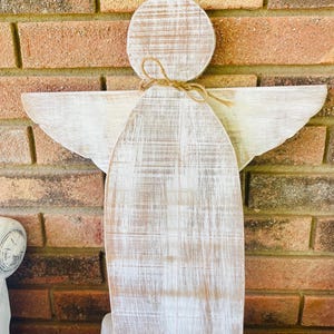 Rustic Wood Distressed Handmade Christmas Angel - Etsy