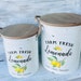 Distressed Embossed Farm Fresh Lemonade Canisters, Set of 2 - Etsy