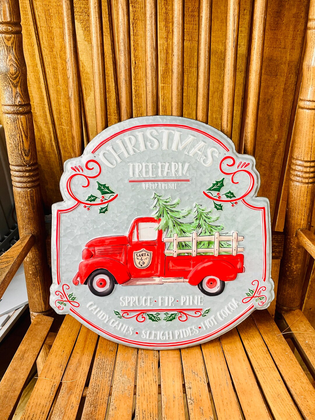 Christmas Tree Farm Vintage Sign - Etsy