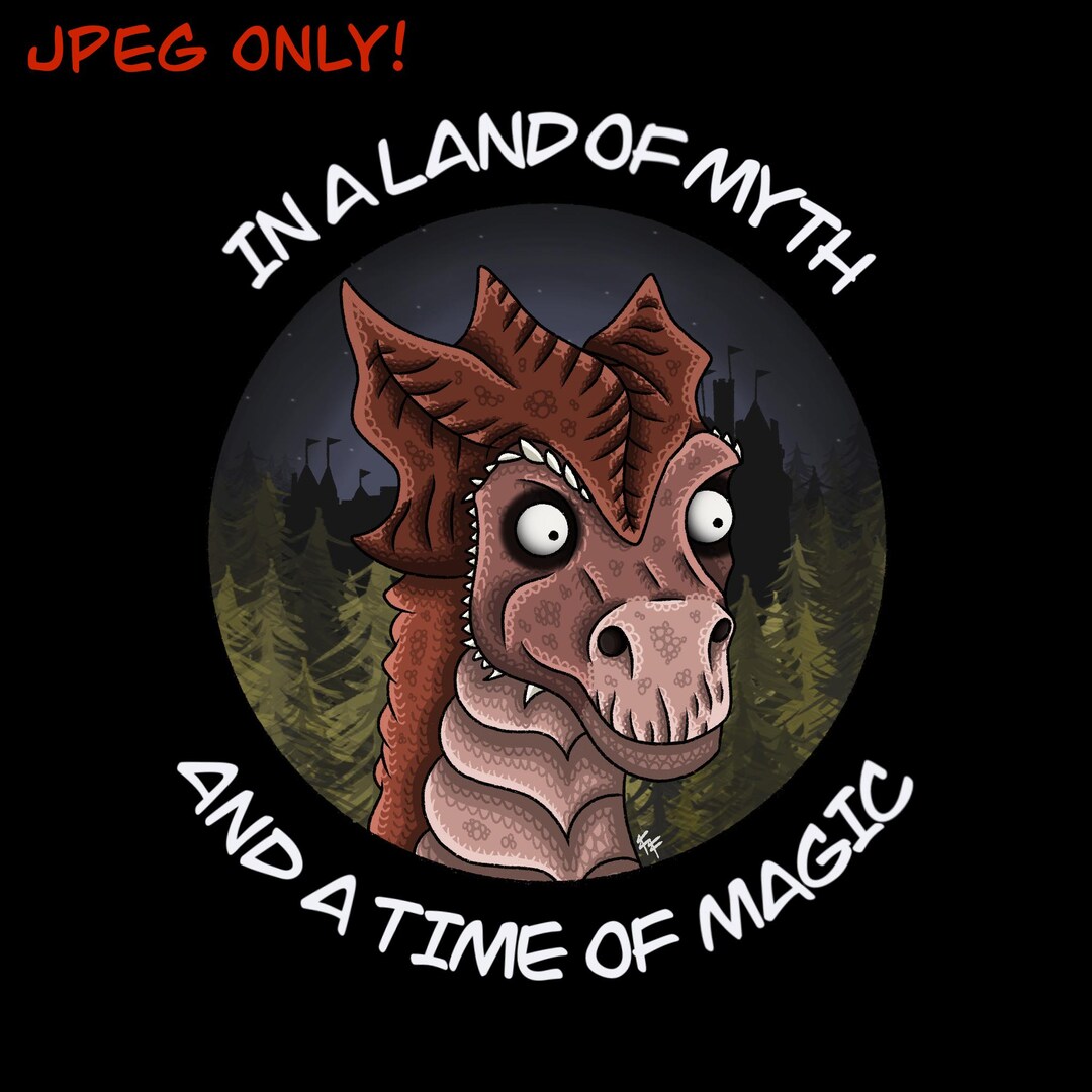 Myth and Magic Merlin Great Dragon JPEG File Digital Only - Etsy