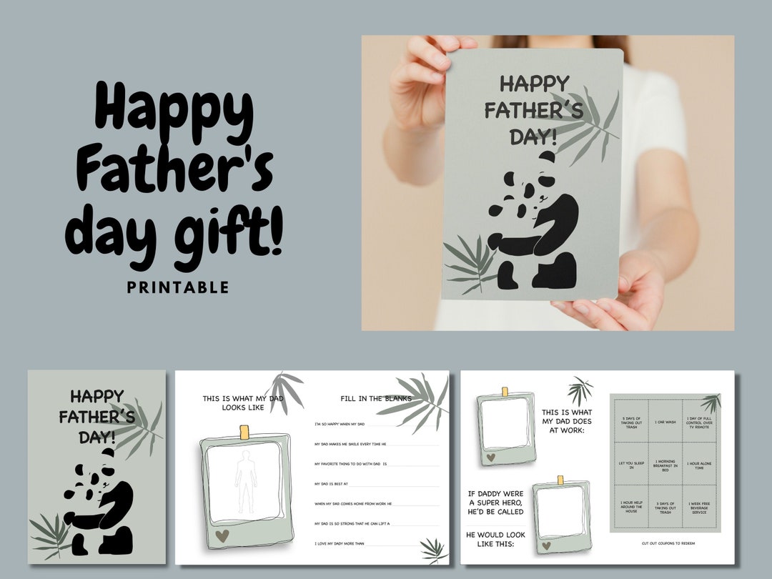 Printable Father's Day Gift | Personalised Dad Gift | Fathers Day Gift ...