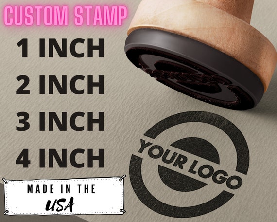 Custom Logo Stamp Personalized Stamp Business Stamp Self | Etsy