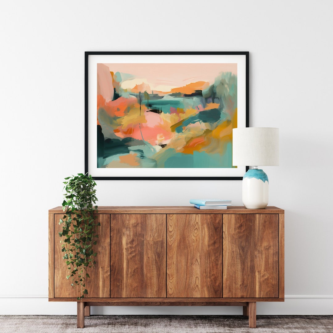 Large Abstract Printable Art, Digital Downloadable Art, 36x24, A1 ...