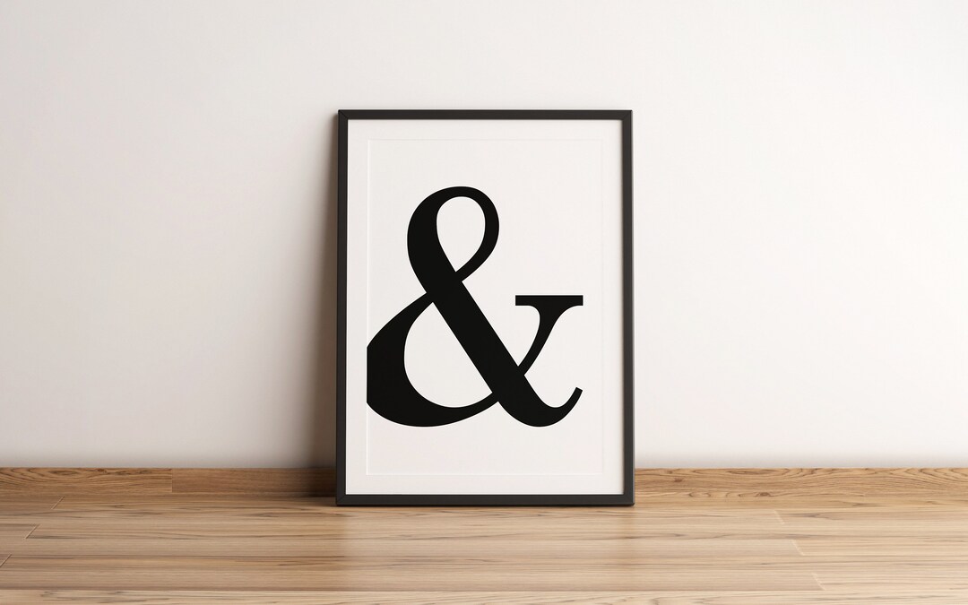 And Sign Digital Download for Print/poster, Et Signe, Printable, Homely ...