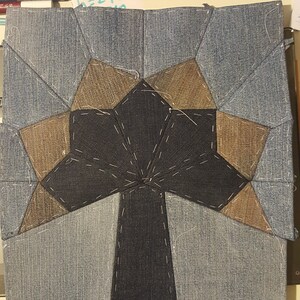 Denim Tree Quilt Pdf Pattern - Etsy