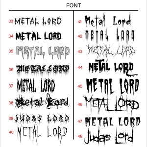 Metal Band Logo Customized Text Rock Band Personalized Unisex Tie-dye ...