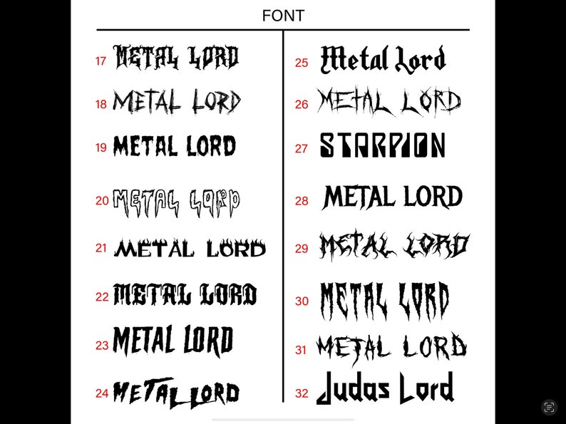 Metal Band Font Customized Logo Personalized Text Athletic Joggers (AOP ...