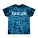 Metal Band Logo Customized Text Rock Band Personalized Unisex Tie-dye ...