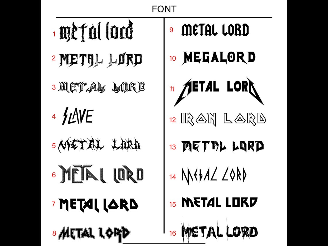 Metal Band Logo Customized Text Rock Band Personalized Unisex Tie-dye ...