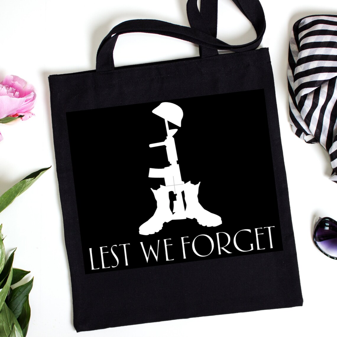 Lest We Forget Printed Cotton Lest We Forget Bag Cotton - Etsy