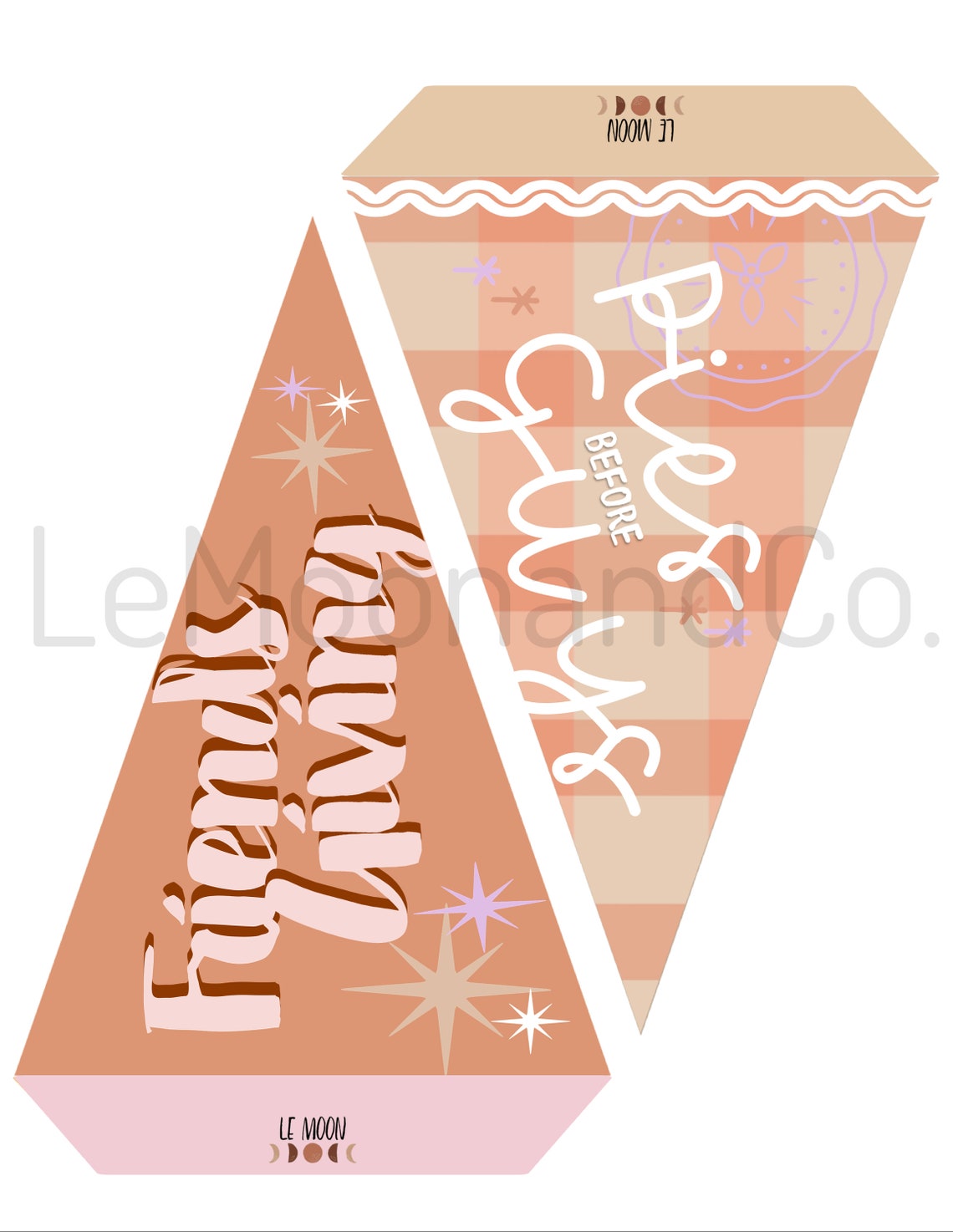 Thanksgiving/friendsgiving Pennant Flag | Printable Pennant Flag ...