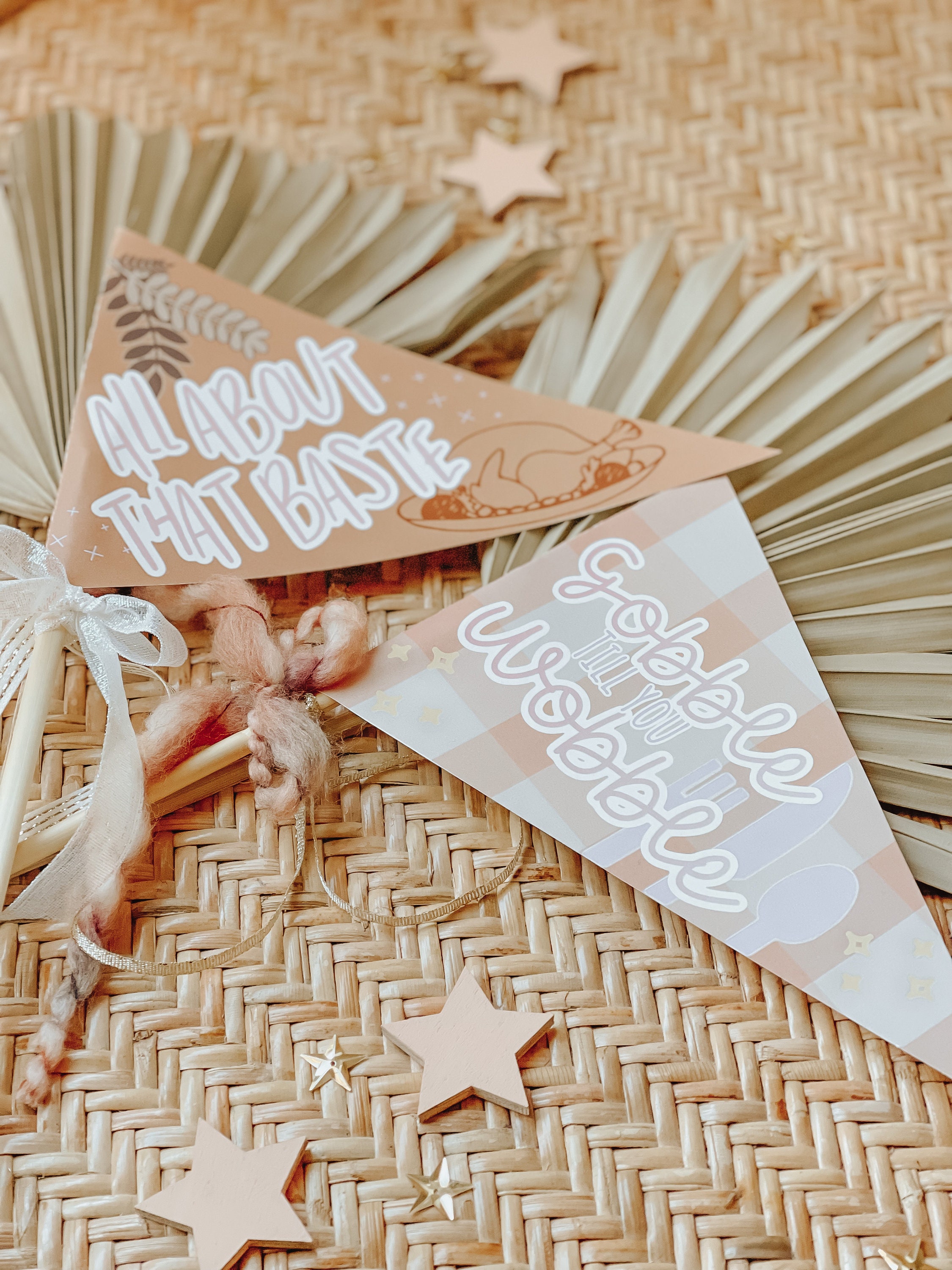 Thanksgiving Pennant Flag | Printable Pennant Flag | Digital ...