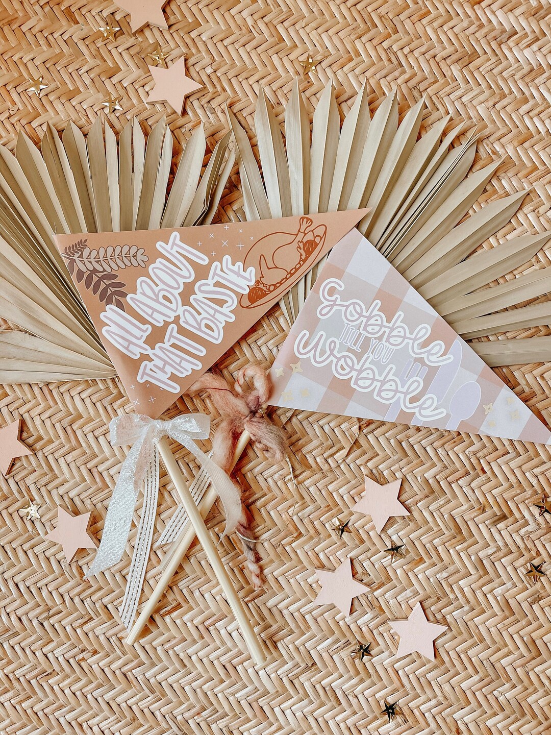 Thanksgiving Pennant Flag | Printable Pennant Flag | Digital ...