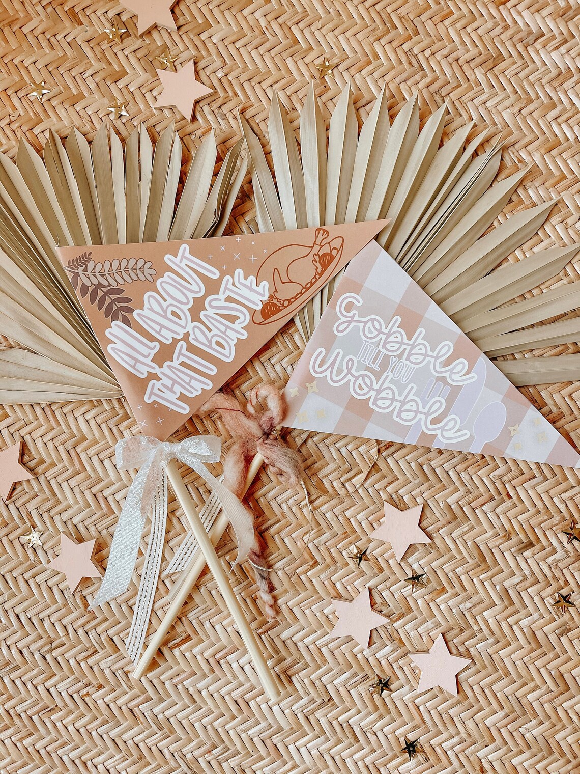 Thanksgiving Pennant Flag | Printable Pennant Flag | Digital ...