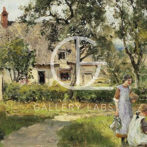 English Countryside Painting Printable Wall Art Downloadable - Etsy