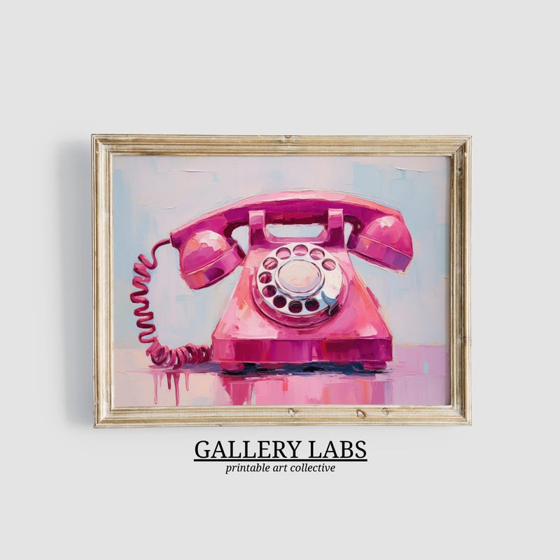 Telephone Print - Etsy