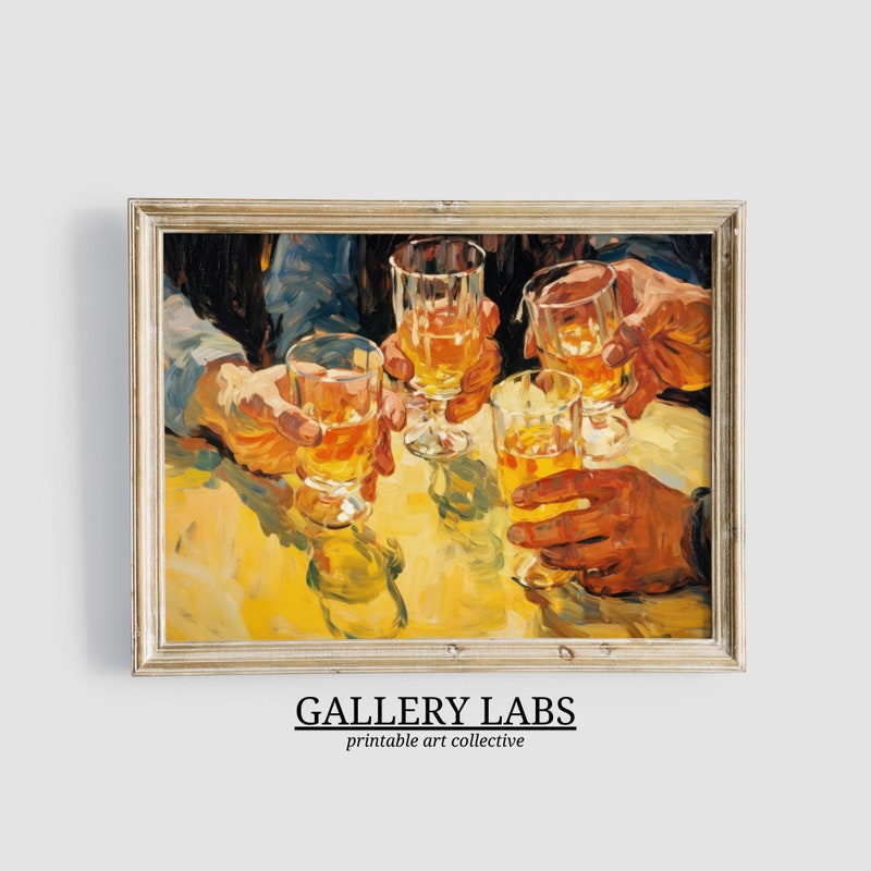 Cheers Painting - Etsy