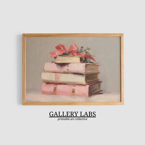 Christmas Wall Art Printable Vintage Winter Oil Painting Preppy Home ...