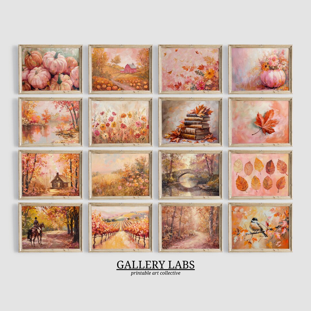 Fall Prints 16 Autumn Printables Seasonal Decor Autumn Prints Girly ...